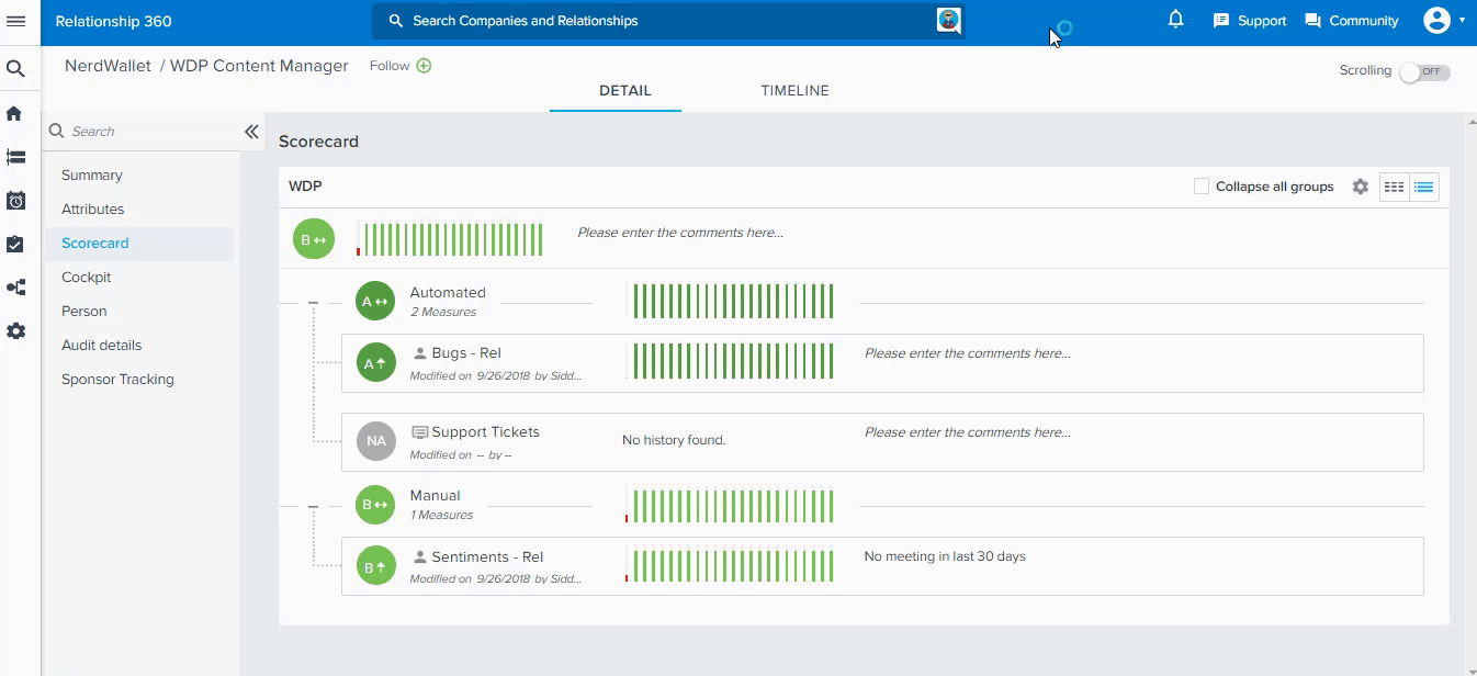 Overview of Relationship 360 Details - Gainsight Inc.
