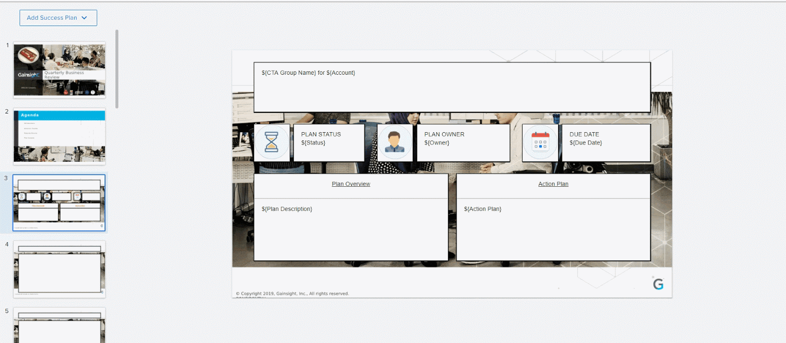 Configure Success Snapshots Template Gainsight Inc Configure Success Snapshots Template Gainsight Inc